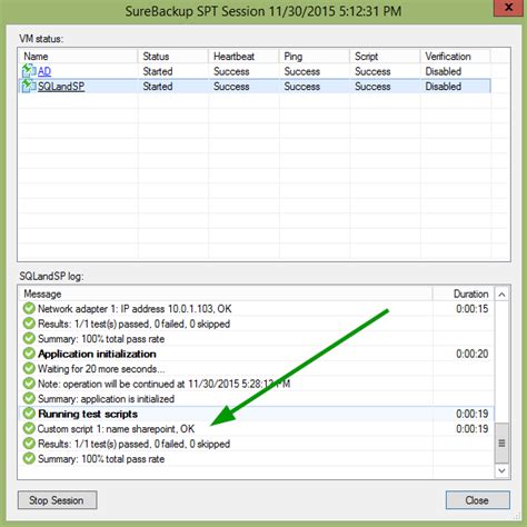 Timos Techie Corner Extending Surebackup With Custom Scripts Sharepoint