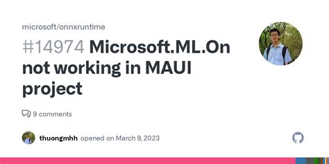 Microsoftmlonnxruntimegpu Not Working In Maui Project · Issue 14974