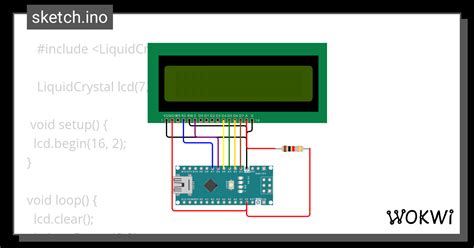 liquidcrystal h copy wokwi esp32 stm32 arduino simulator