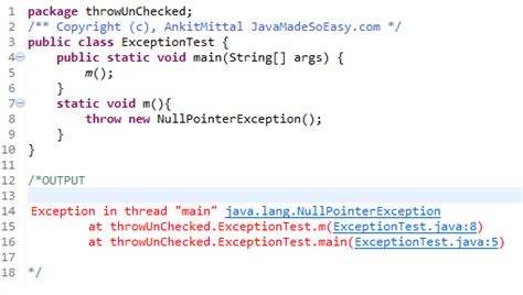JavaMadeSoEasy Com JMSE Throw Exception In Java