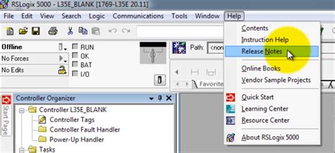RSLogix 5000 Help Release Notes The Automation Blog