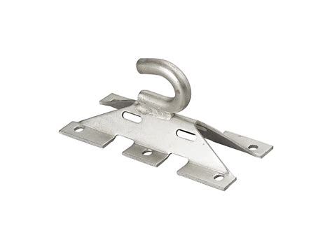 Anchoring Bracket Hook Is Used With Bands In Pole Installation