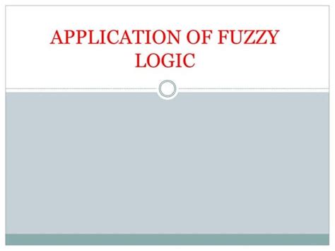 Fuzzy Logic Controller Pptx Programming Languages Computing