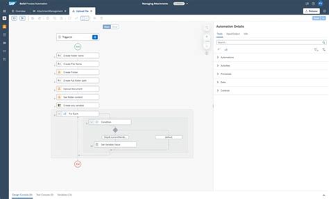 SAP Build Process Automation Using Workflow Attachments With Robotic Automations