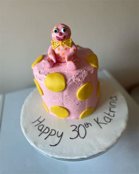 Roos Creations Latest Cake A Custom Made Mr Blobby Cake