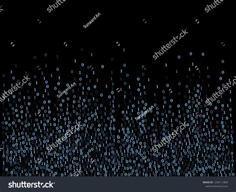 Vector Binary Code Cyber Background Hacker Stock Vector Royalty Free 1259111809 Shutterstock