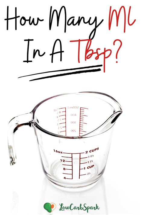 How Many ML In A Tbsp Low Carb Spark