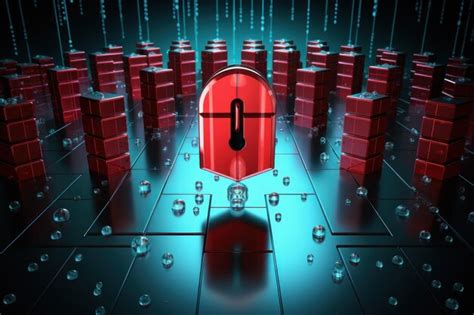 Premium AI Image Cyber Security Concept Data Secure Design Information Protection