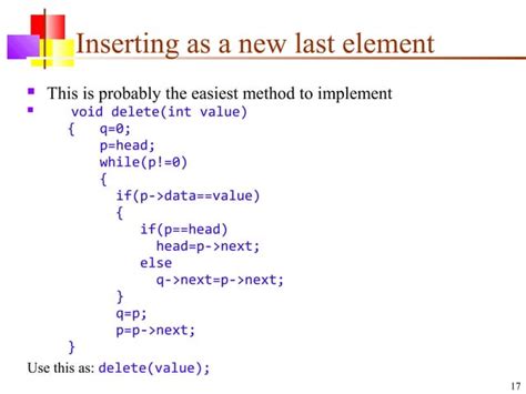 Linked Lists Ppt