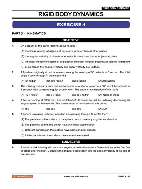 Rigid Body Dynamics Pdf