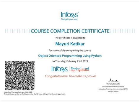 Mayuri Katikar On Linkedin Infosys