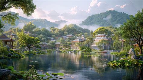 Landscape Rendering Tree Materials Landscape Design Environment Greening Small Trees Stock