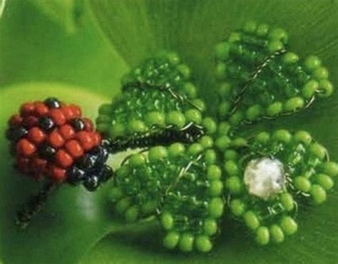 Beaded Ladybug Free Beading Pattern Jewellery Craft Diy Beading Patterns Free Beading