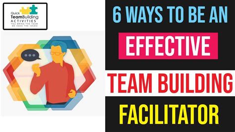 How To Be An Effective Team Building Facilitator YouTube