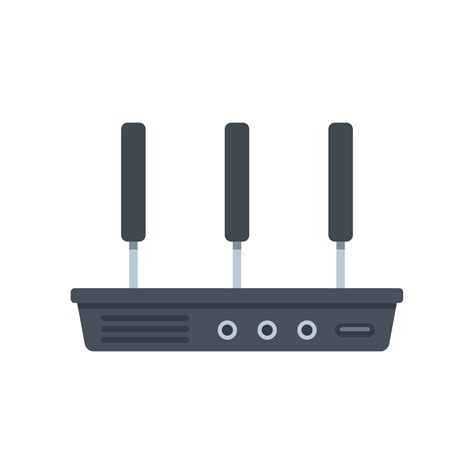 Wireless Modem Icon Flat Vector Wifi Internet 17336263 Vector Art At Vecteezy