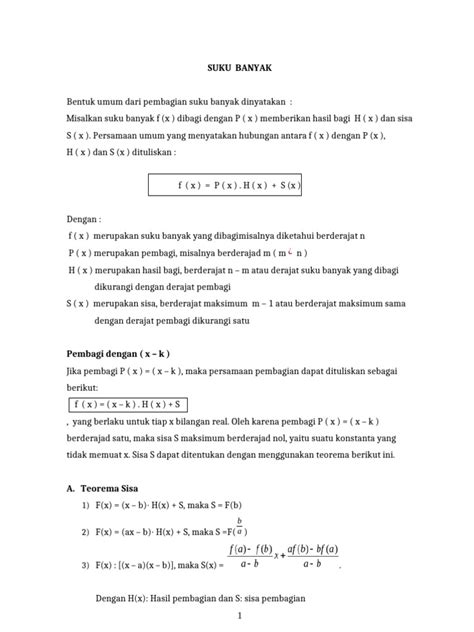 Modul Polinomial Pdf