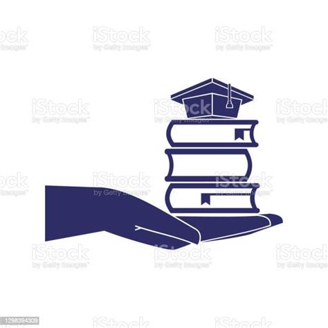 손은 책과 졸업생의 모자를 보유하고 교육의 개념 교육 과정 졸업식에 대한 스톡 벡터 아트 및 기타 이미지 졸업식 개념 개념과 주제 Istock