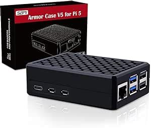 Amazon In Buy IDUINO Aluminum Case For Compatible With Raspberry Pi 5 Pi 5 Armor Case With