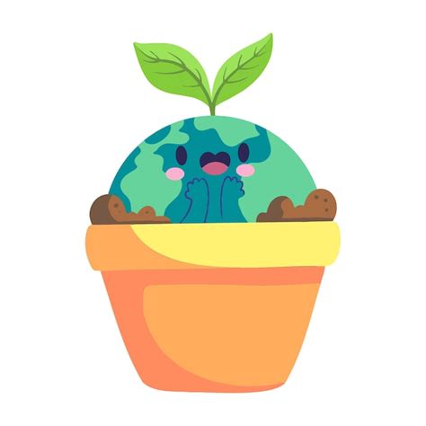 평평한 지구 행성 그림 무료 Psd 파일