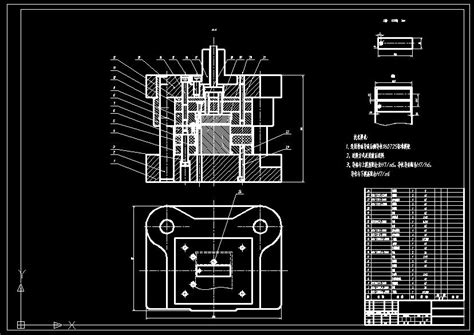 Z形件冲孔落料模（cad图sw三维）solidworks 2015模型图纸下载 懒石网