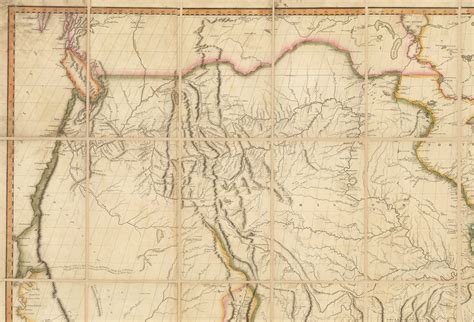 Labeled Map United States In 1816 Detail Map Of The United States Of