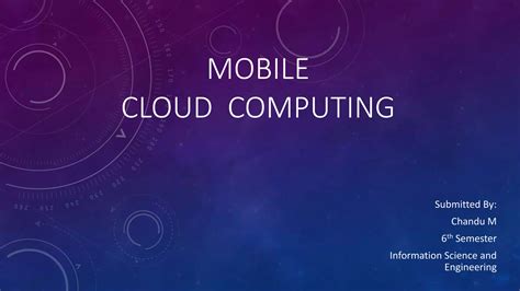 Mobile Cloud Computing Pptx