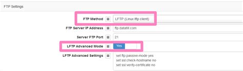 Support For Lftp Backups Datatill