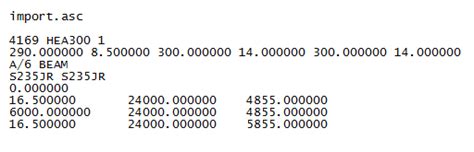 Ascii Files Tekla User Assistance