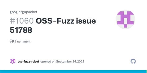 OSS Fuzz Issue 51788 Issue 1060 Google Gopacket GitHub