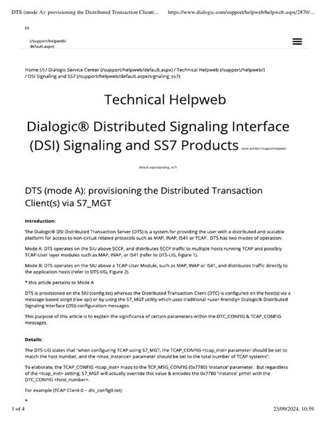 Dts Mode A Provisioning The Distributed Transaction Clients Via S7