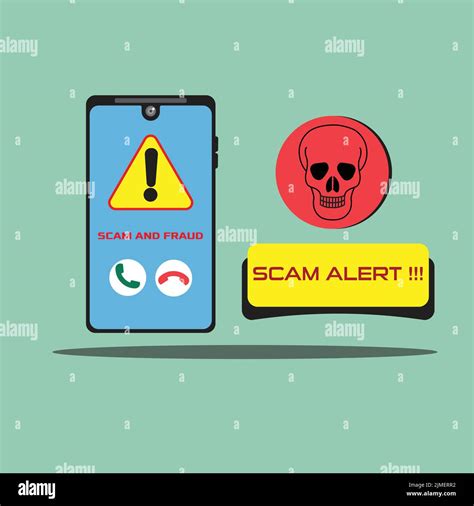 Scam Alert Hacker Attack And Web Security Vector Concept Phishing