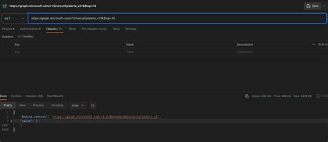 Pagination On The Security Graph Api Missing Odatanextlink