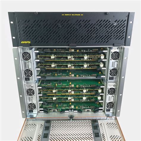 Used Evertz Xe8 X 128x128 Xenon Multi Format Router With 7800fr Qt
