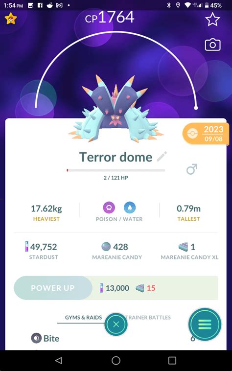 My Maxed Out Toxapex Rpokemongo