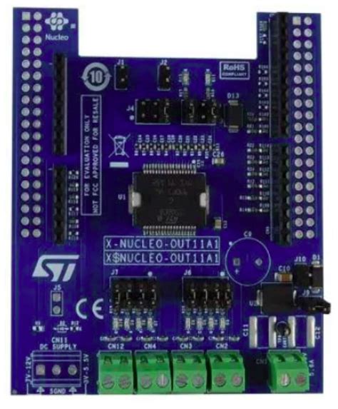 Stmicroelectronics X Nucleo Out11a1 Expansion Board For Stm32