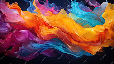 Premium Ai Image Energy Flow Abstract Background