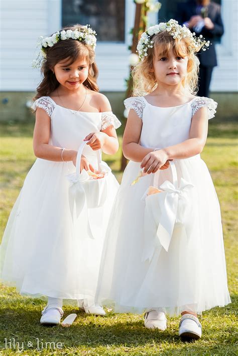 Flower Girl Dresses To Complement Your Wedding Gown Lily And Lime