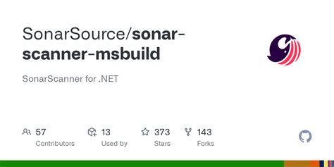 Issues SonarSource Sonar Scanner Msbuild GitHub