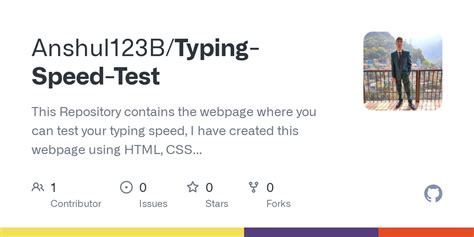 Github Anshul123btyping Speed Test This Repository Contains The