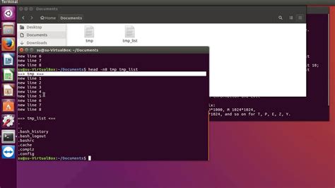Linux команда Head и команда Tail команды для обработки текстовых