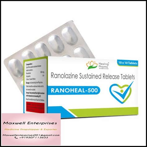 Ranolazine Sustained Release Tablet At Rs 150strip Ranolazine Tablet In Nagpur Id