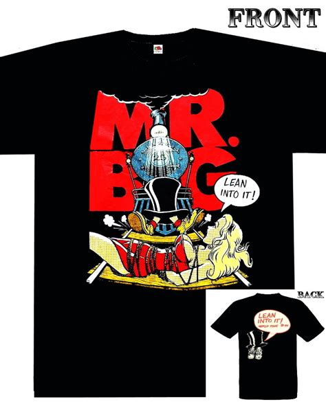 【mrbig】ロックtシャツ メンズ バンドtシャツ メンズ Mrbig Lean Into It World Tour 199192 ミスター ビッグ ツアー バンドtシャツ Sm