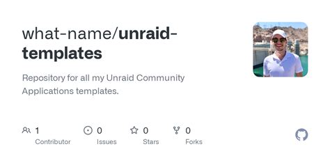 GitHub What Name Unraid Templates Repository For All My Unraid Community Applications Templates