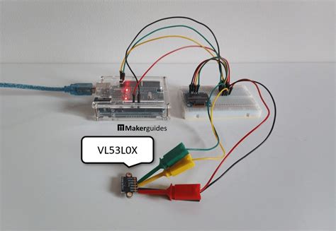 Vl53l0x Tof0200c Distance Sensor With Arduino