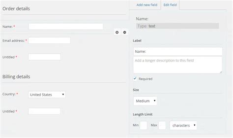 order form fields configuration single product order form implecode