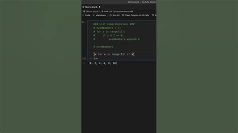 List Comprehensions In Python Powerful One Liner Python Codes 3 Youtube