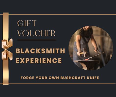 Blacksmith Experience – Forge your own Bushcraft knife – Yorkshire ...