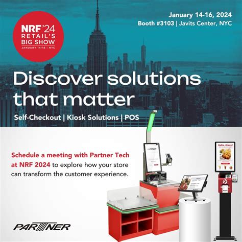Nrf2024 Kiosks Pos Selfcheckout Partner Tech Usa