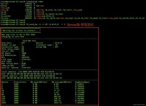 基于kvm两个rdma端口通信测试 roce传输模式下 ether rdma 测试连通性 csdn博客