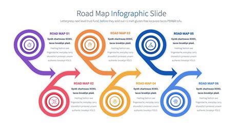 Road Map Powerpoint Presentation Template Timeline Infographics Steps Road Mapping Slides Etsy